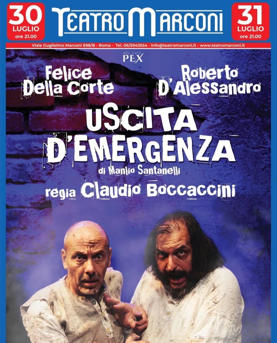 Recensione dello spettacolo USCITA D’EMERGENZA di Manlio Santanelli ...